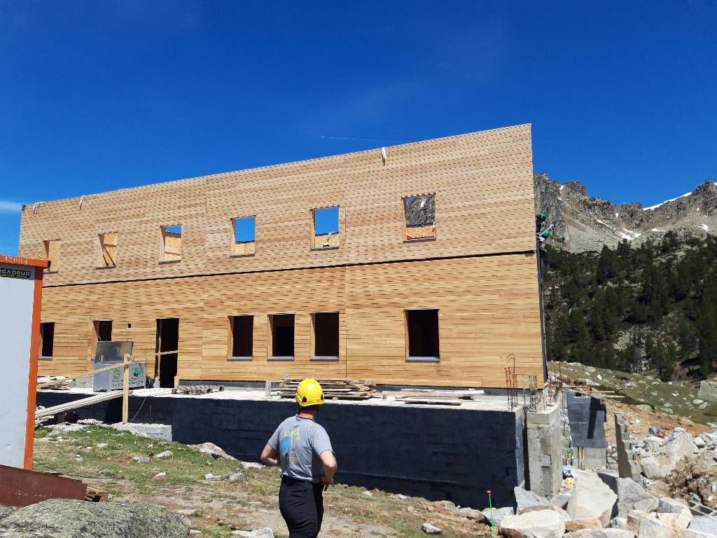 Construction du refuge d’Aygues-Cluses - Communauté de communes ...