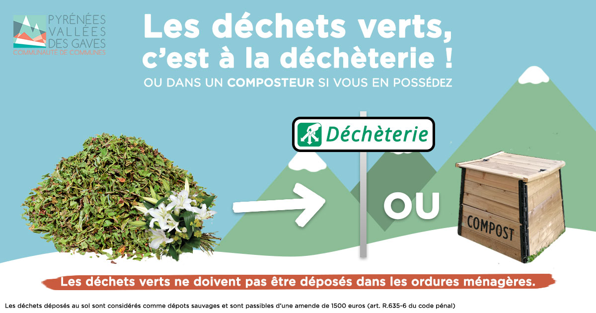 Déchets verts - Communauté de communes Pyrénées Vallées des Gaves